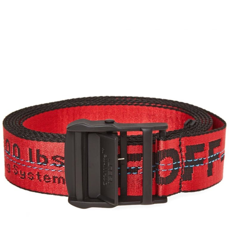 Off White Rubber Belt | Industrial Transparent Clear Strap 200cm